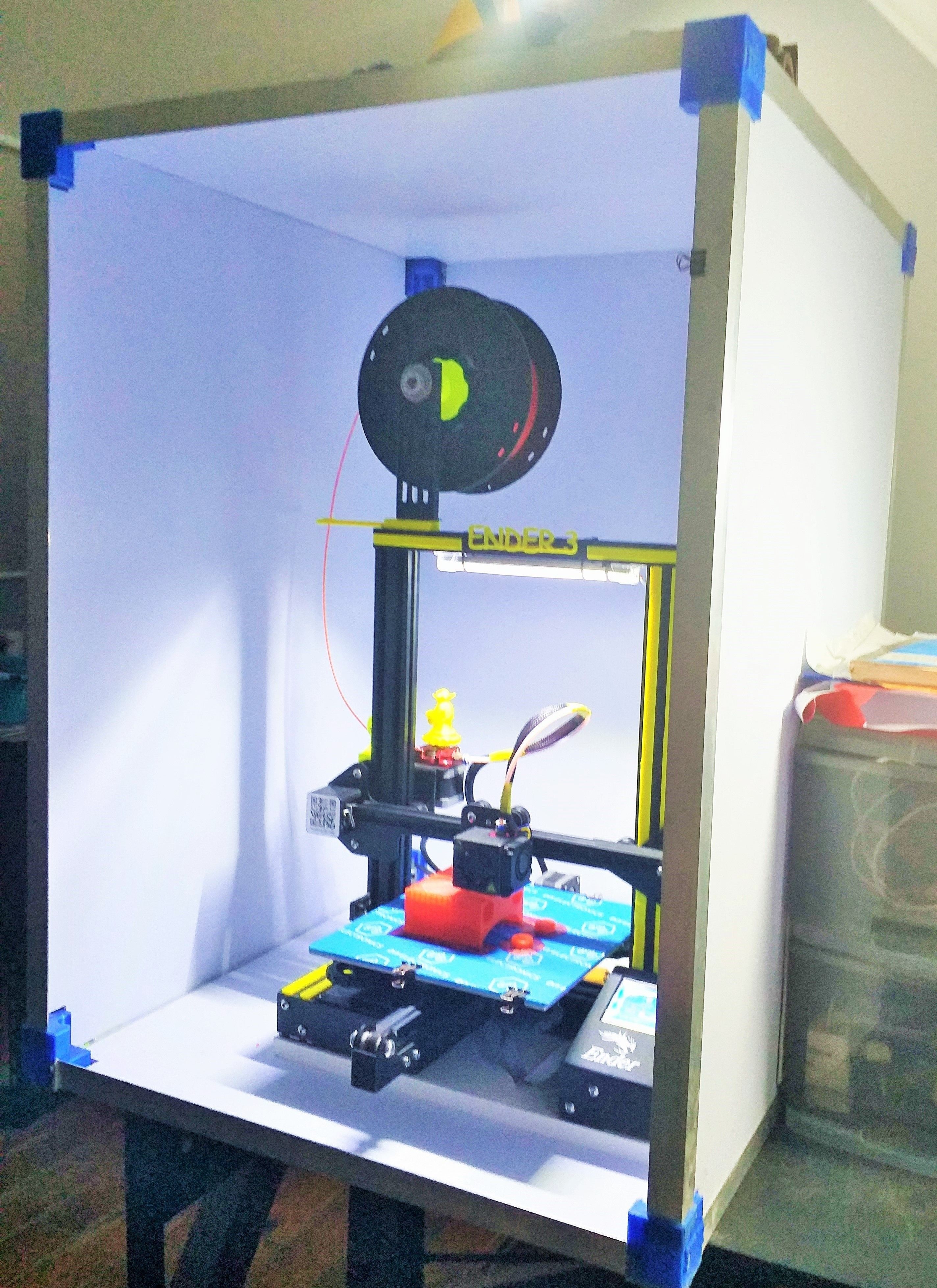 CREALITY ENDER 3 ENCLOSURE FRAME CORNERS free 3D model 3D printable ...