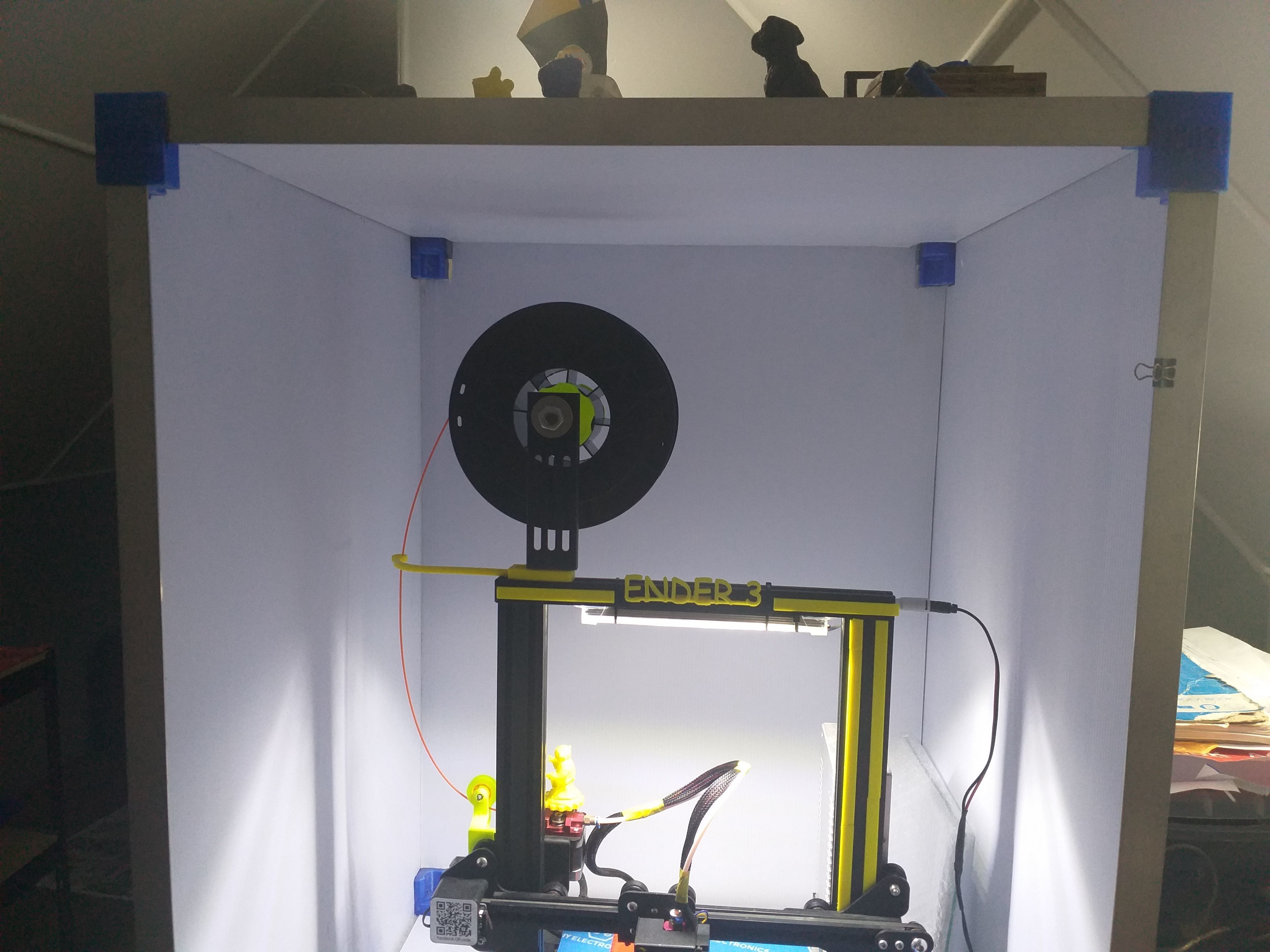 CREALITY ENDER 3 ENCLOSURE FRAME CORNERS free 3D model 3D printable ...