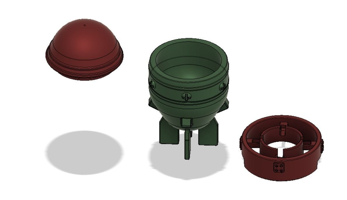 Fallout fanart bomb box 3D model 3D printable | CGTrader