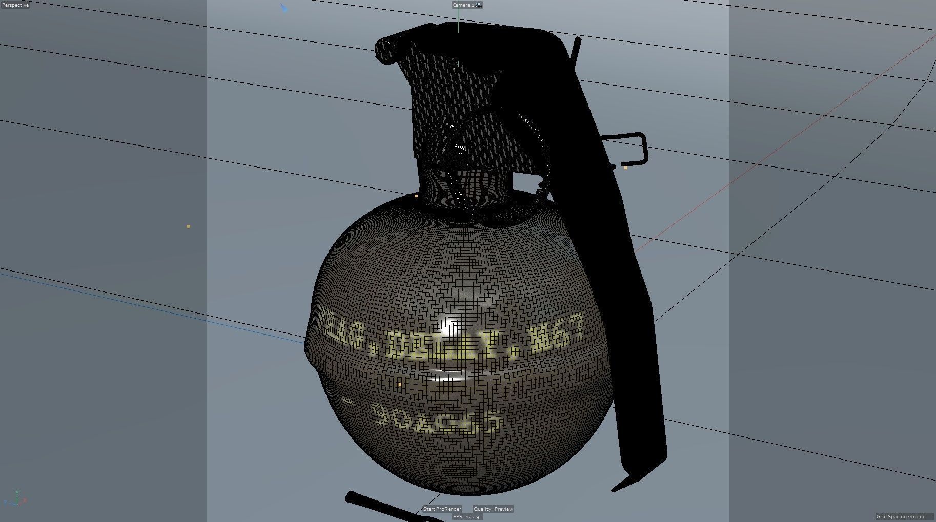 M67 Frag Grenade free 3D model | CGTrader