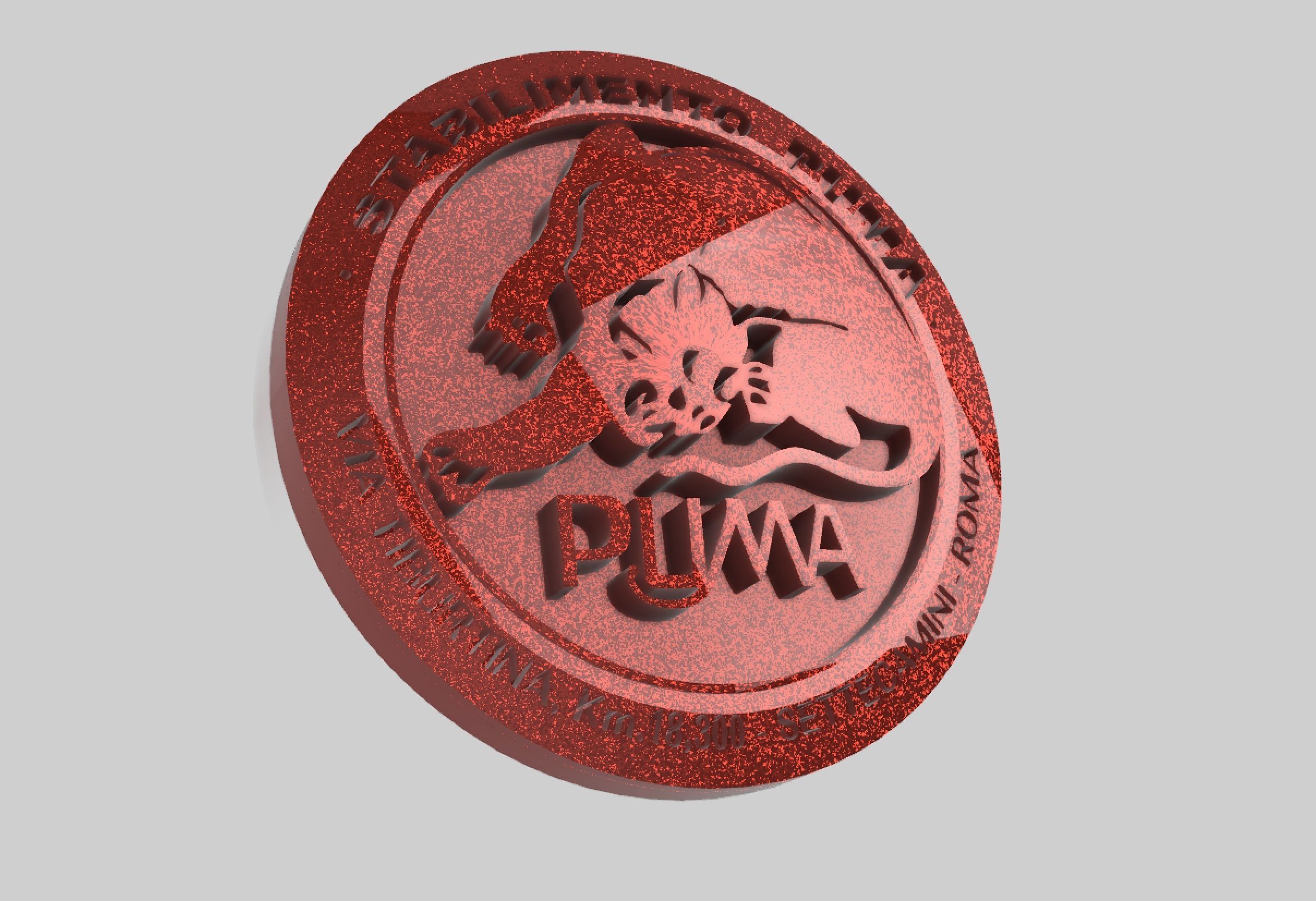 PUMA dune buggy LOGO EMBLEM- redesigned by J4K 3D model 3D printable ...