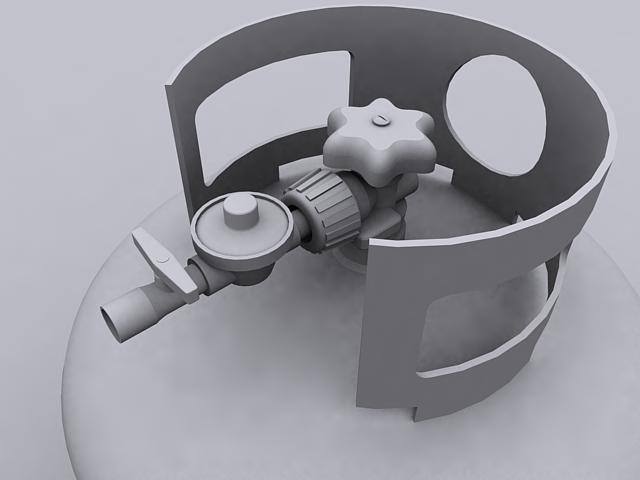 Propane Tank 3D Model .max .obj .3ds .stl .wrl .wrz - CGTrader.com