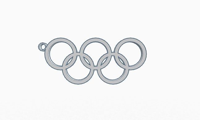 Olympic Games KeyChain 3D print model free 3D model 3D printable | CGTrader