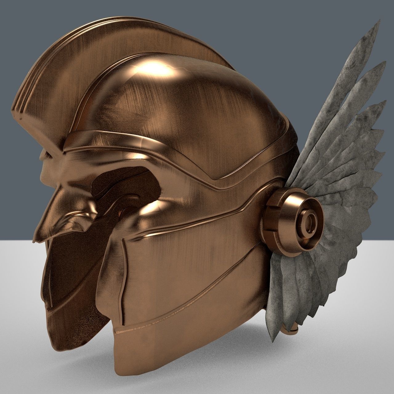 Greek Hermes Helmet Package 3D model | CGTrader