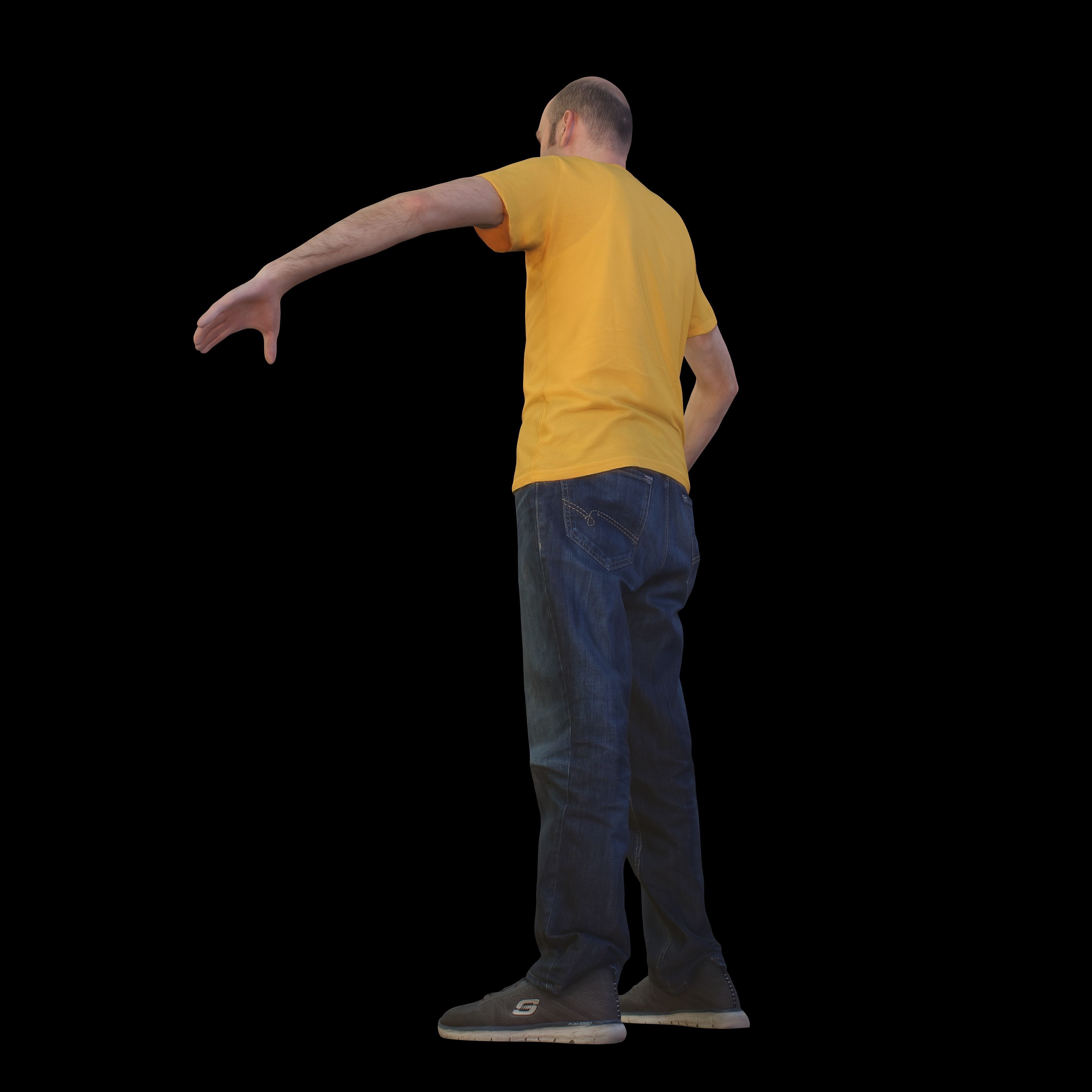 No218 - Male T Pose 3D model | CGTrader