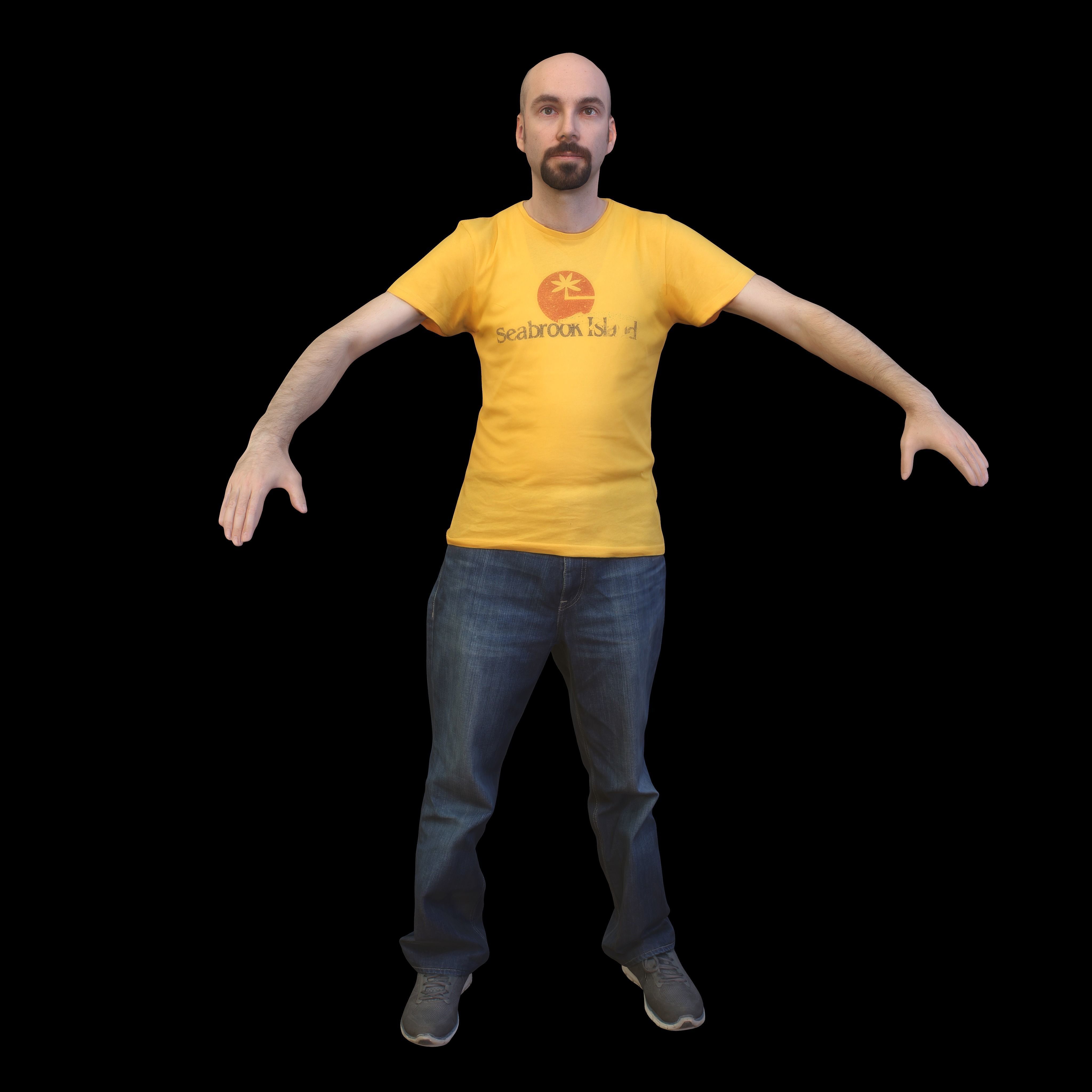 No218 - Male T Pose 3D model | CGTrader