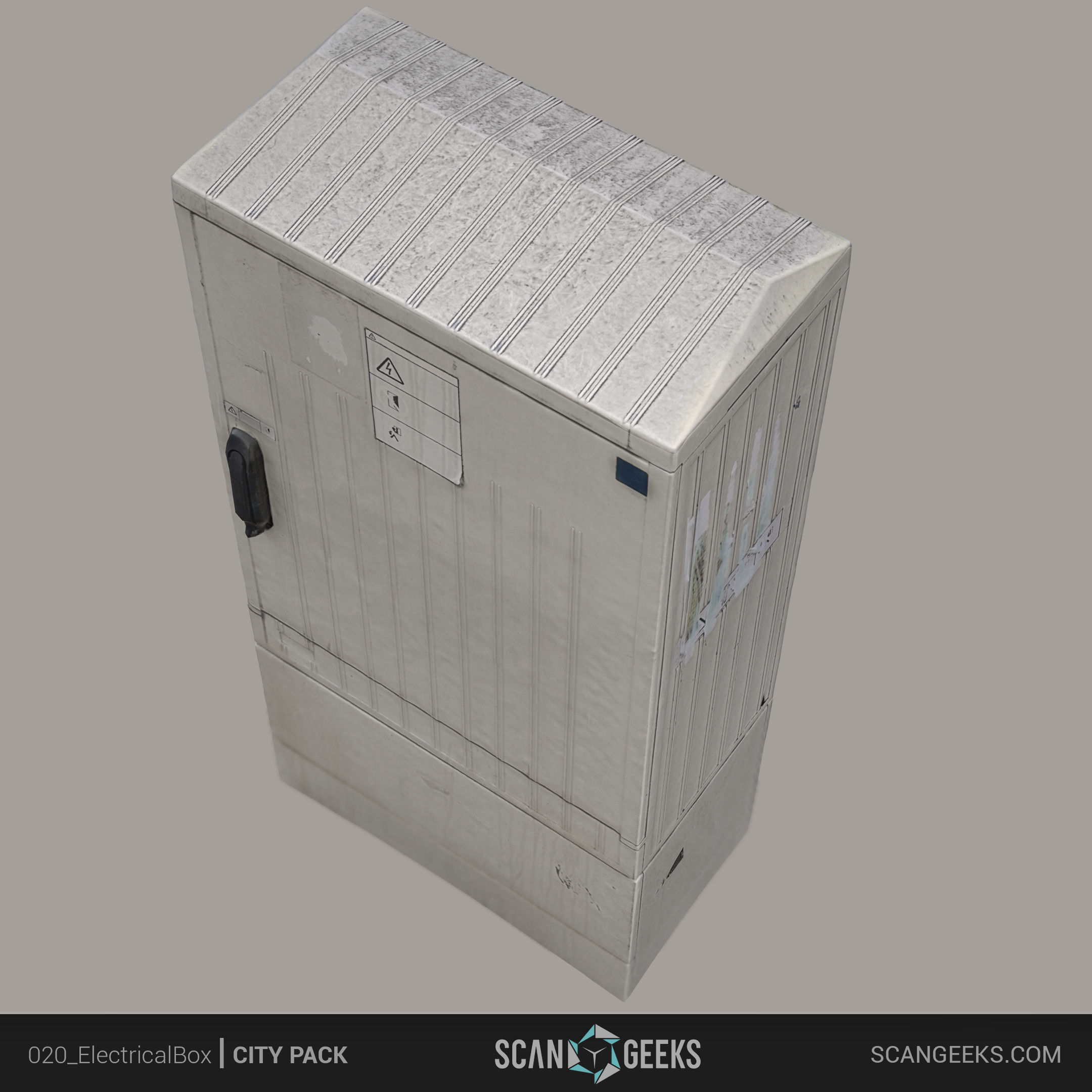 3D model ElectricalBox Photogrammetry Asset PhotoScan VR / AR / low ...