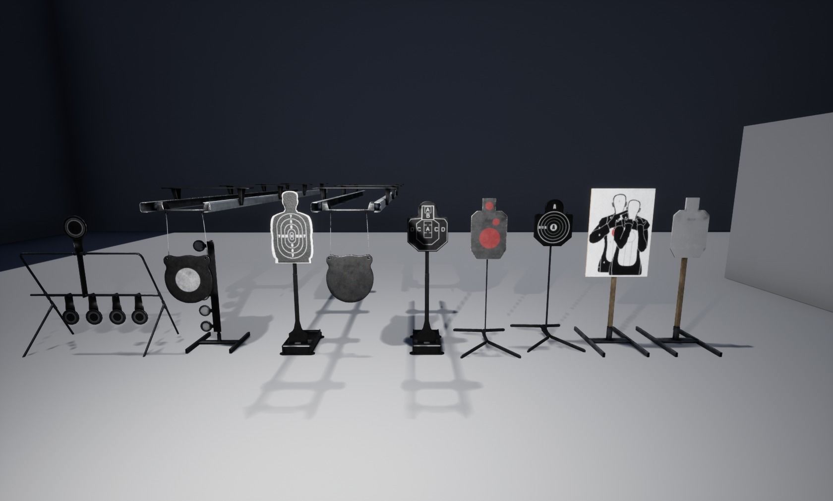 3D model Shooting targets pack VR / AR / low-poly | CGTrader