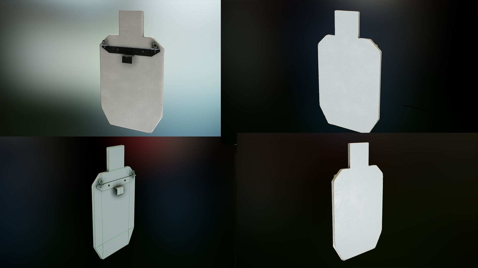 3D model Shooting targets pack VR / AR / low-poly | CGTrader