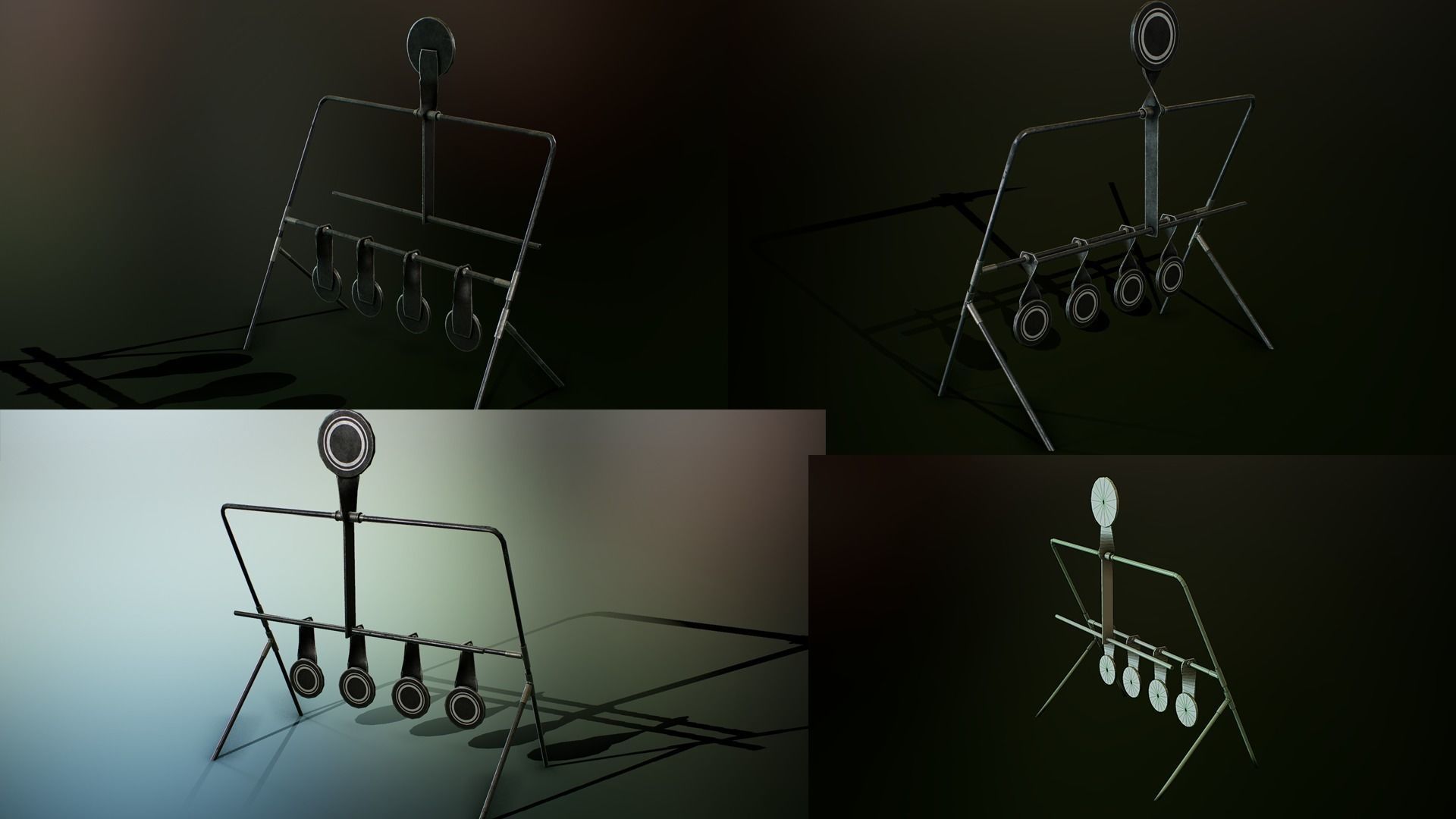 3D model Shooting targets pack VR / AR / low-poly | CGTrader