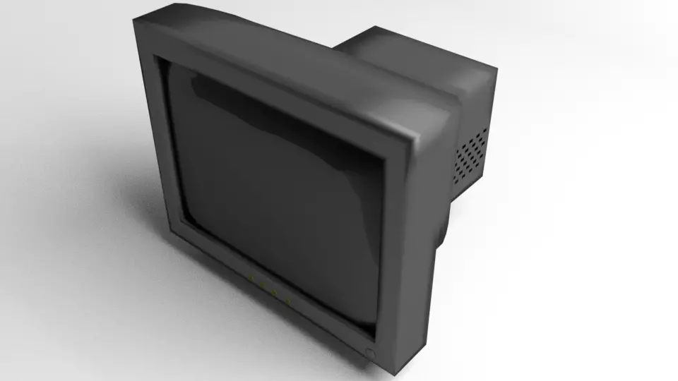 CRT Monitor 28inch 3D model | CGTrader