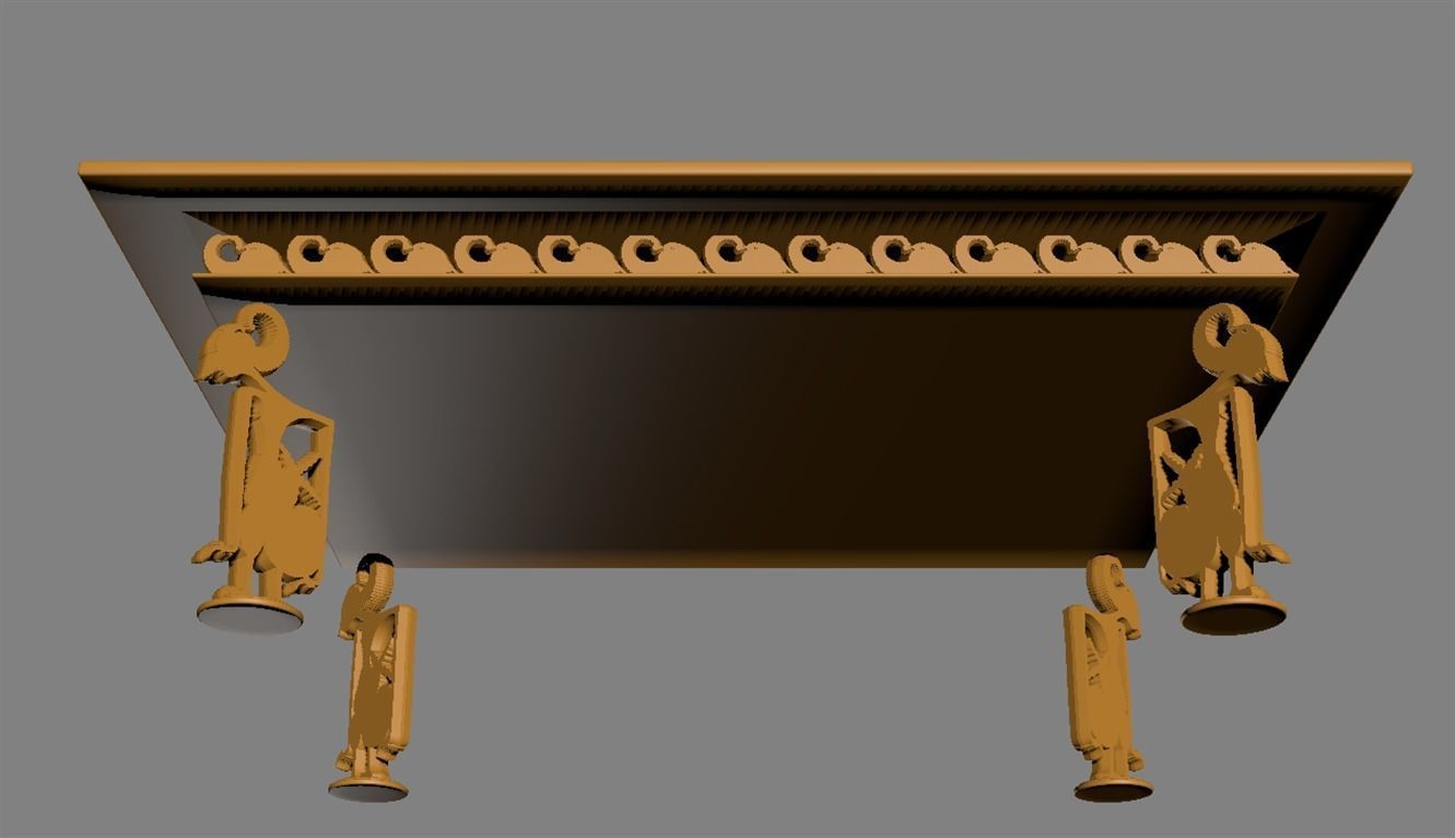 TABLE WAYANG BIMA 3D model | CGTrader