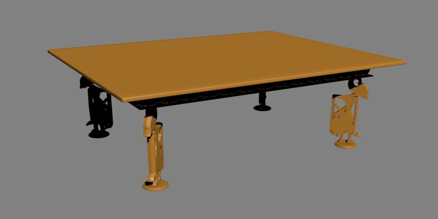 TABLE WAYANG BIMA 3D model | CGTrader