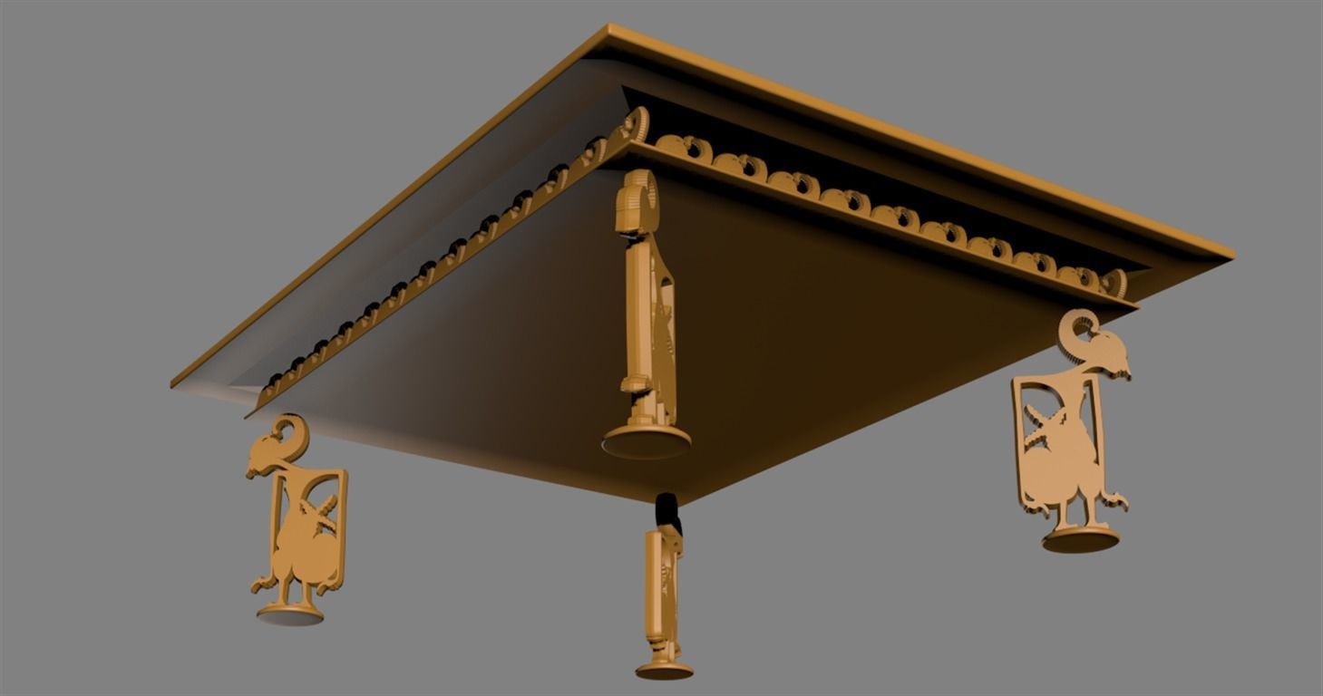TABLE WAYANG BIMA 3D model | CGTrader