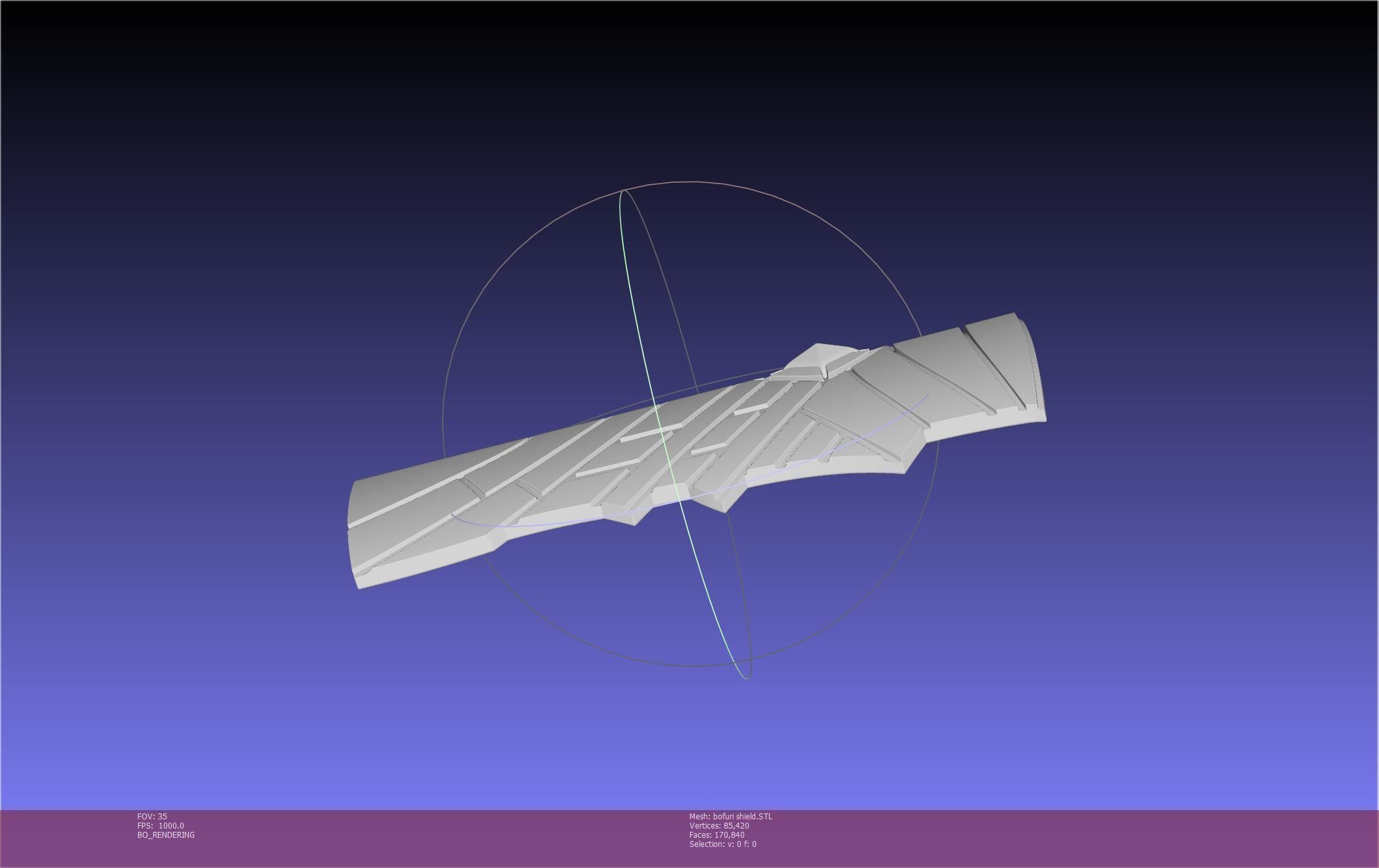 Bofuri Shield 3D-Printable Assembly 3D model 3D printable | CGTrader