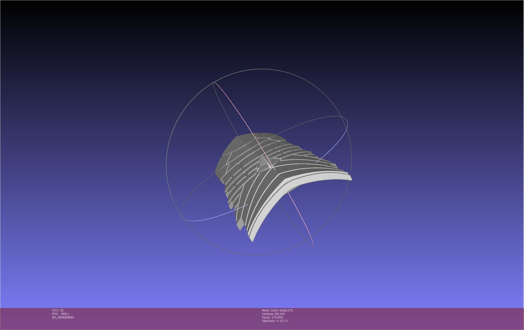 Bofuri Shield 3D-Printable Assembly 3D model 3D printable | CGTrader
