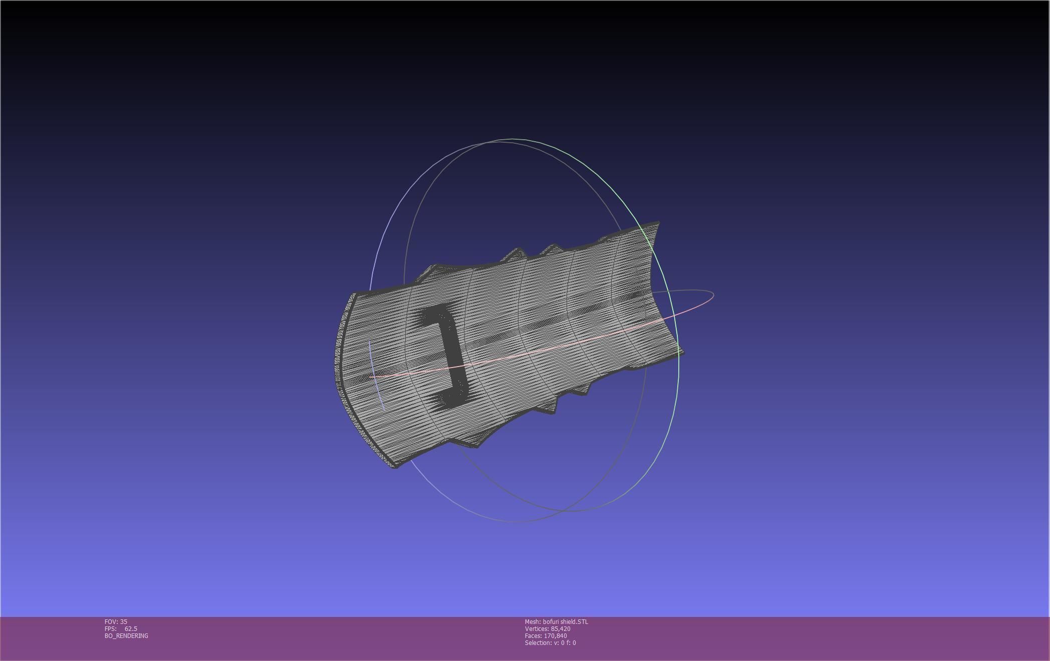 Bofuri Shield 3D-Printable Assembly 3D model 3D printable | CGTrader