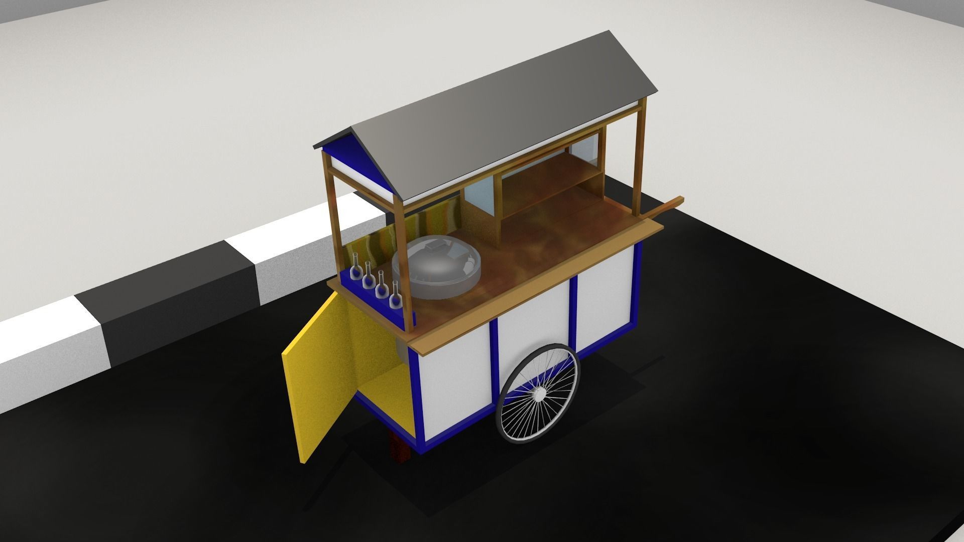 Cart Simple free 3D model | CGTrader