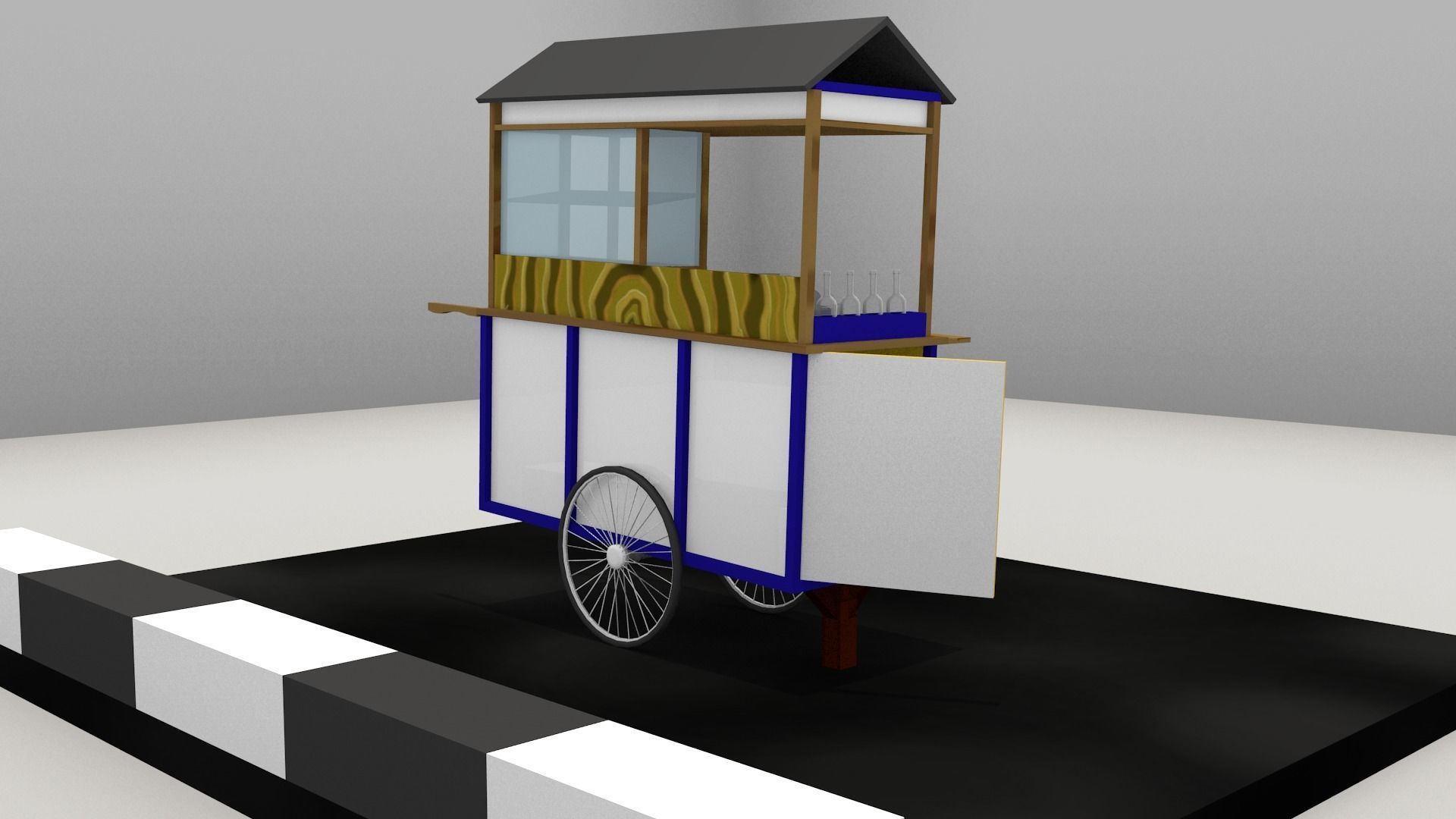 Cart Simple free 3D model | CGTrader