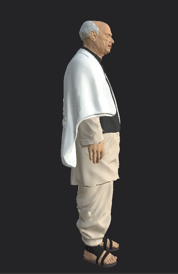 3D model sardar vallabhbhai patel statue of unity VR / AR / low-poly ...