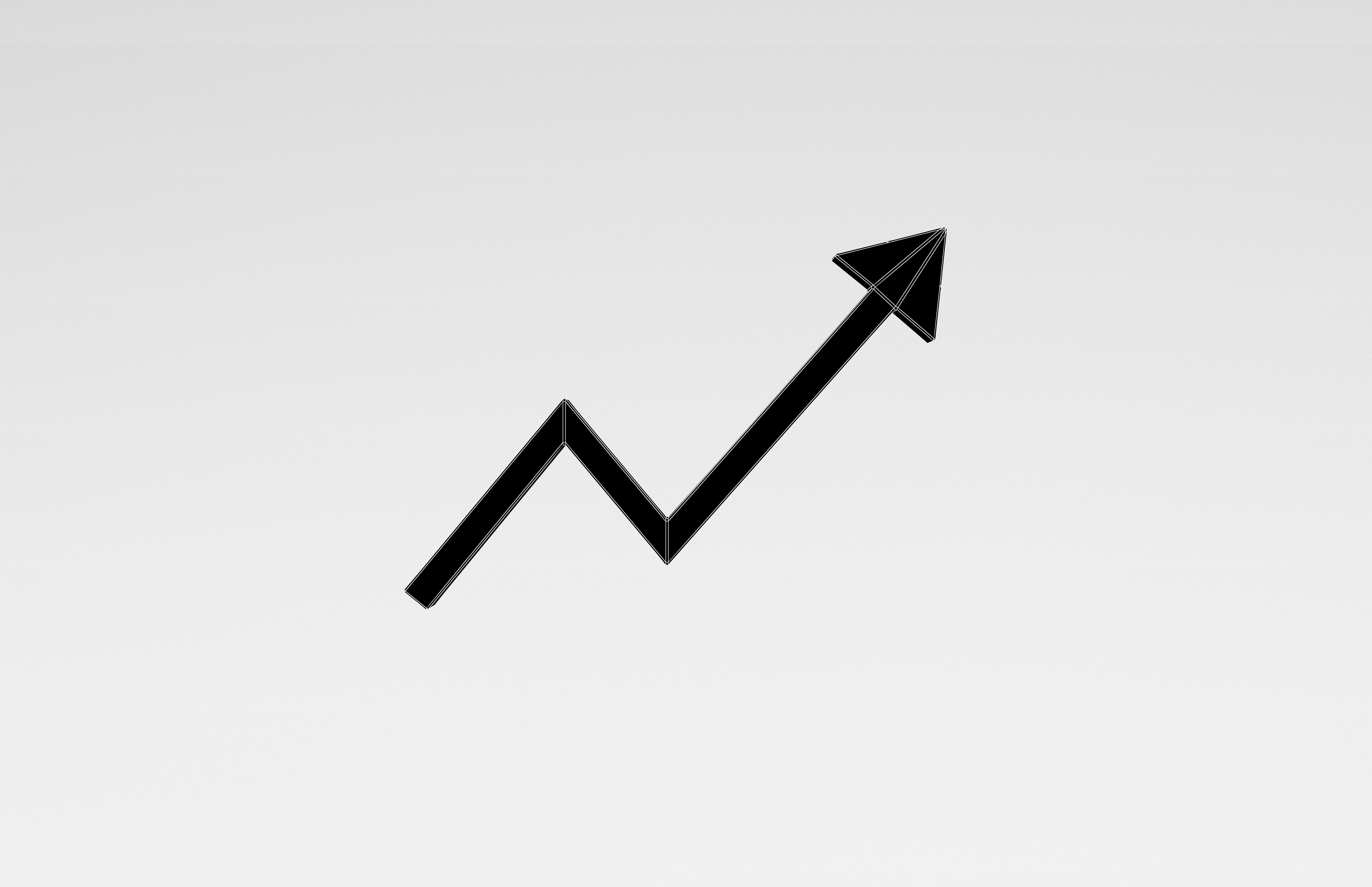 3D model Stock Up Symbol v2 001 VR / AR / low-poly | CGTrader
