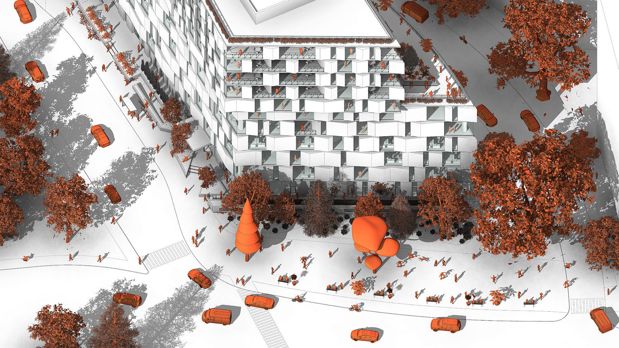 Revit scalable and detailed conifer tree arquitree01 free 3D model ...