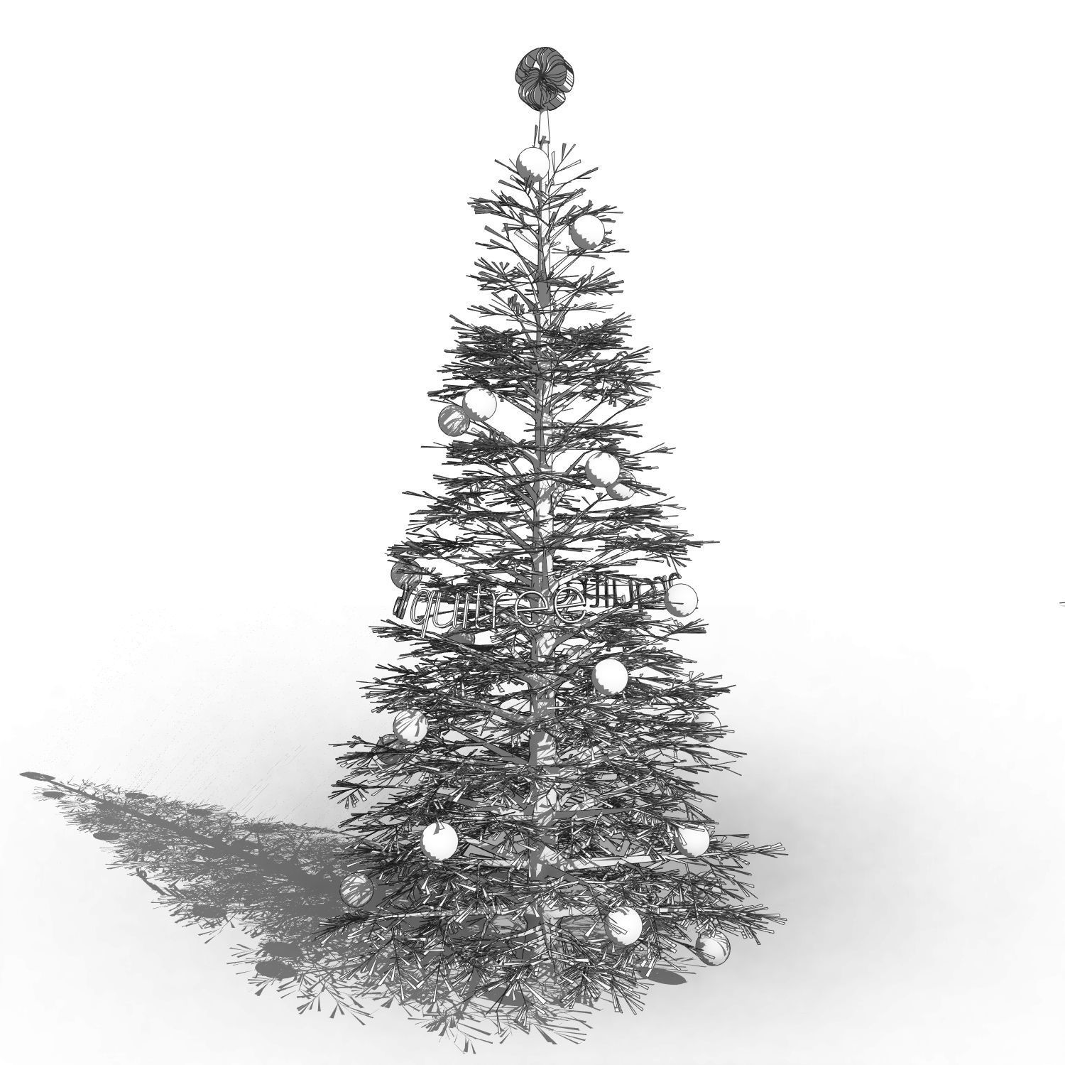 Revit scalable and detailed conifer tree arquitree01 free 3D model ...