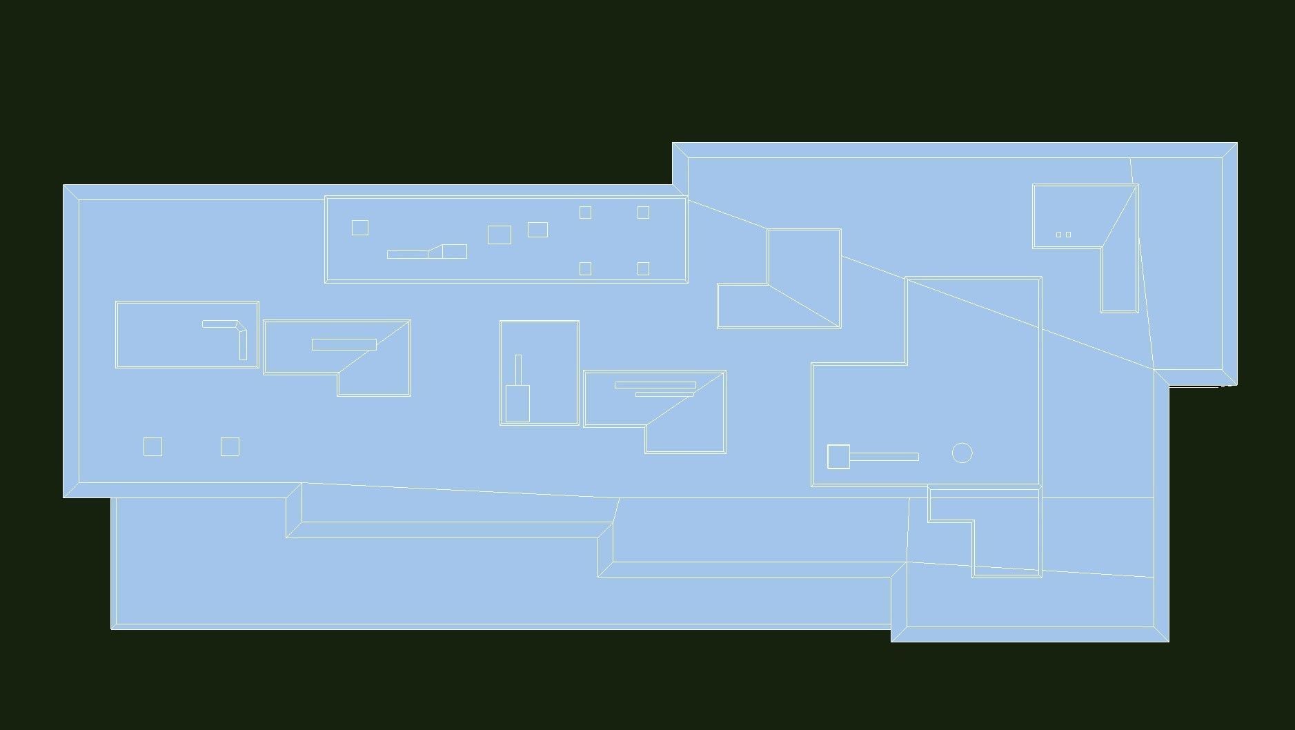 3D model BLU building VR / AR / low-poly | CGTrader