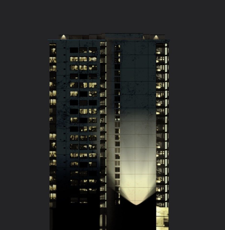 3D model BLU building VR / AR / low-poly | CGTrader