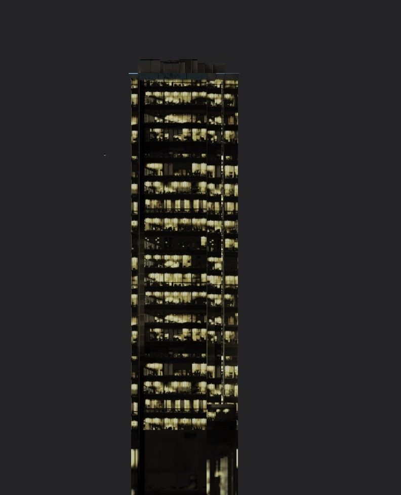 3D model BLU building VR / AR / low-poly | CGTrader