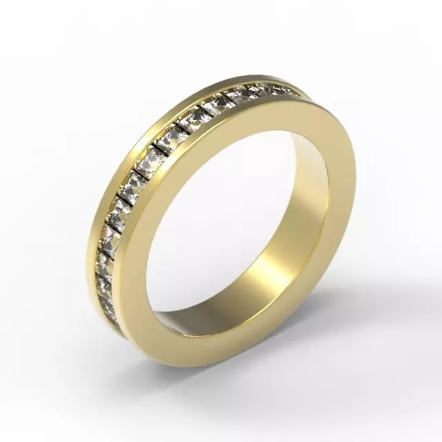 3DM Format Gold ring metal file for jewelry making 3D model 3D ...