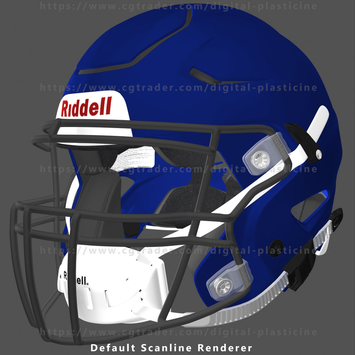 Riddell SpeedFlex Football helmet 3D model | CGTrader