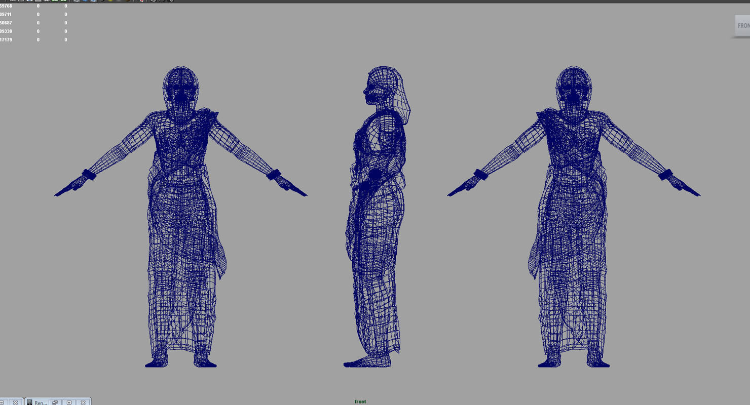 indian woman 3d model 3D model | CGTrader