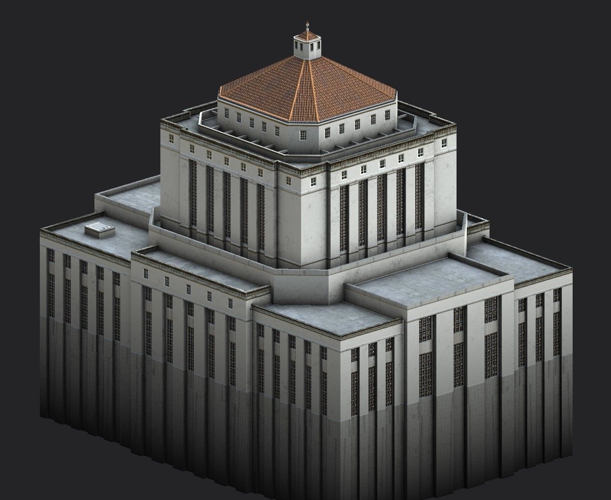 3D model Alameda County Courthouse VR / AR / low-poly | CGTrader