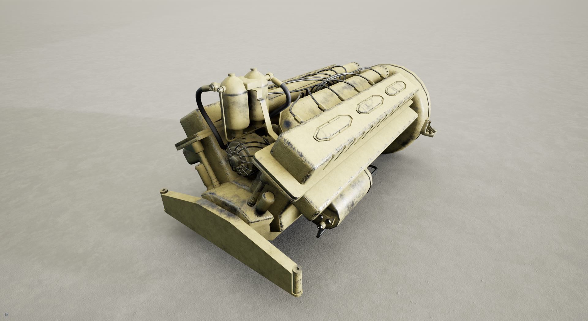 Ship Engine 7d12 free VR / AR / low-poly 3D model | CGTrader