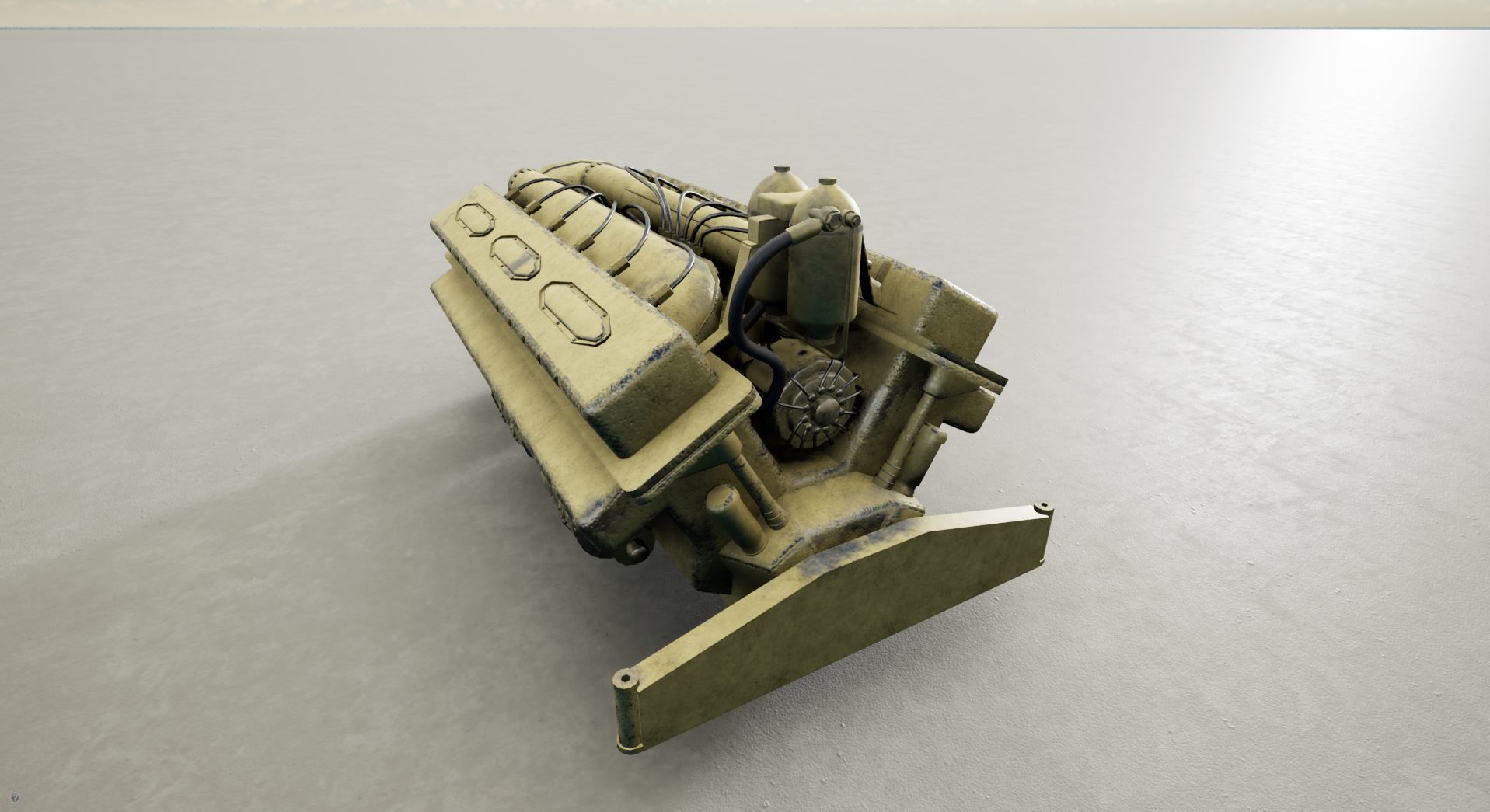 Ship Engine 7d12 free VR / AR / low-poly 3D model | CGTrader