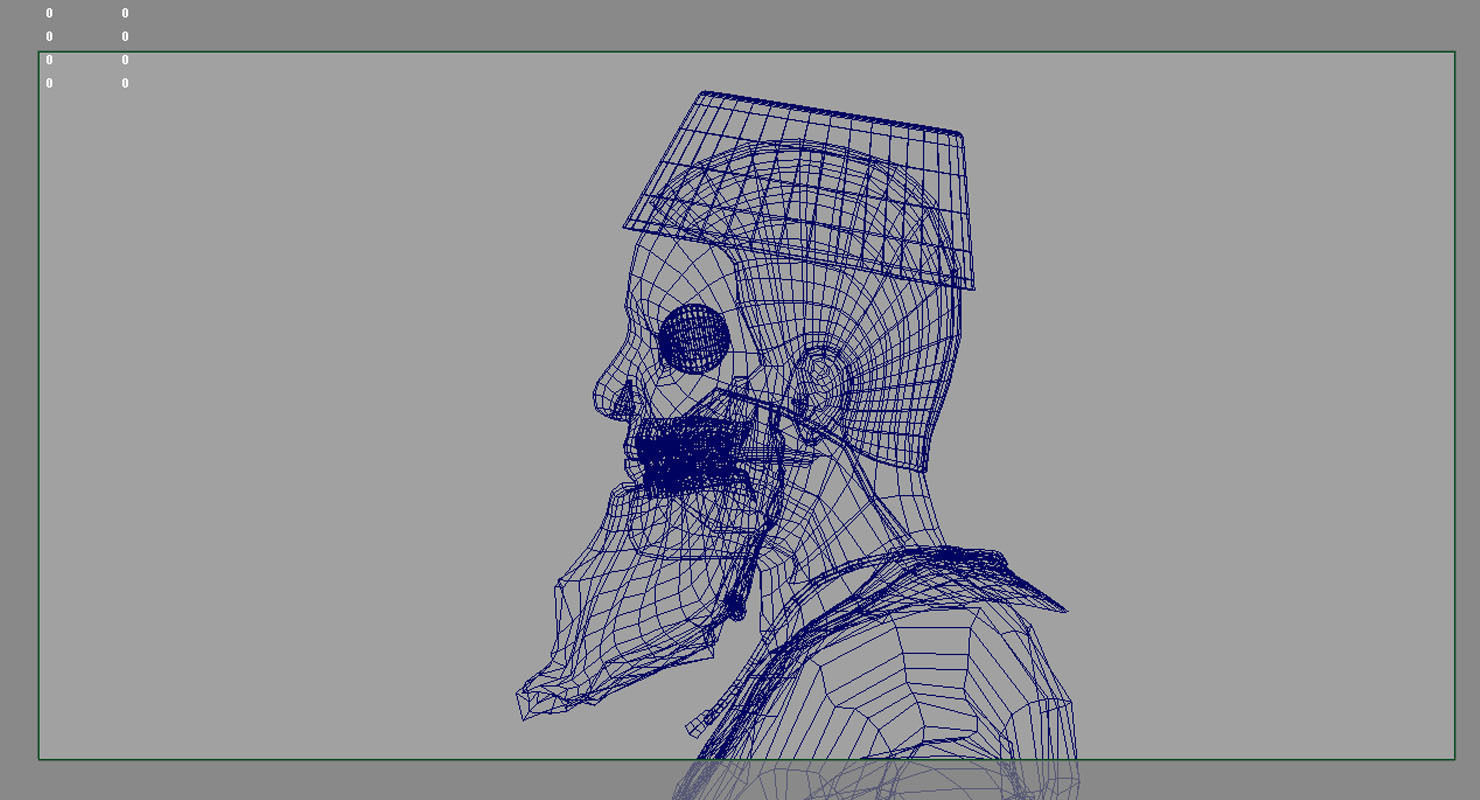 muslim old man 3d model 3D model | CGTrader