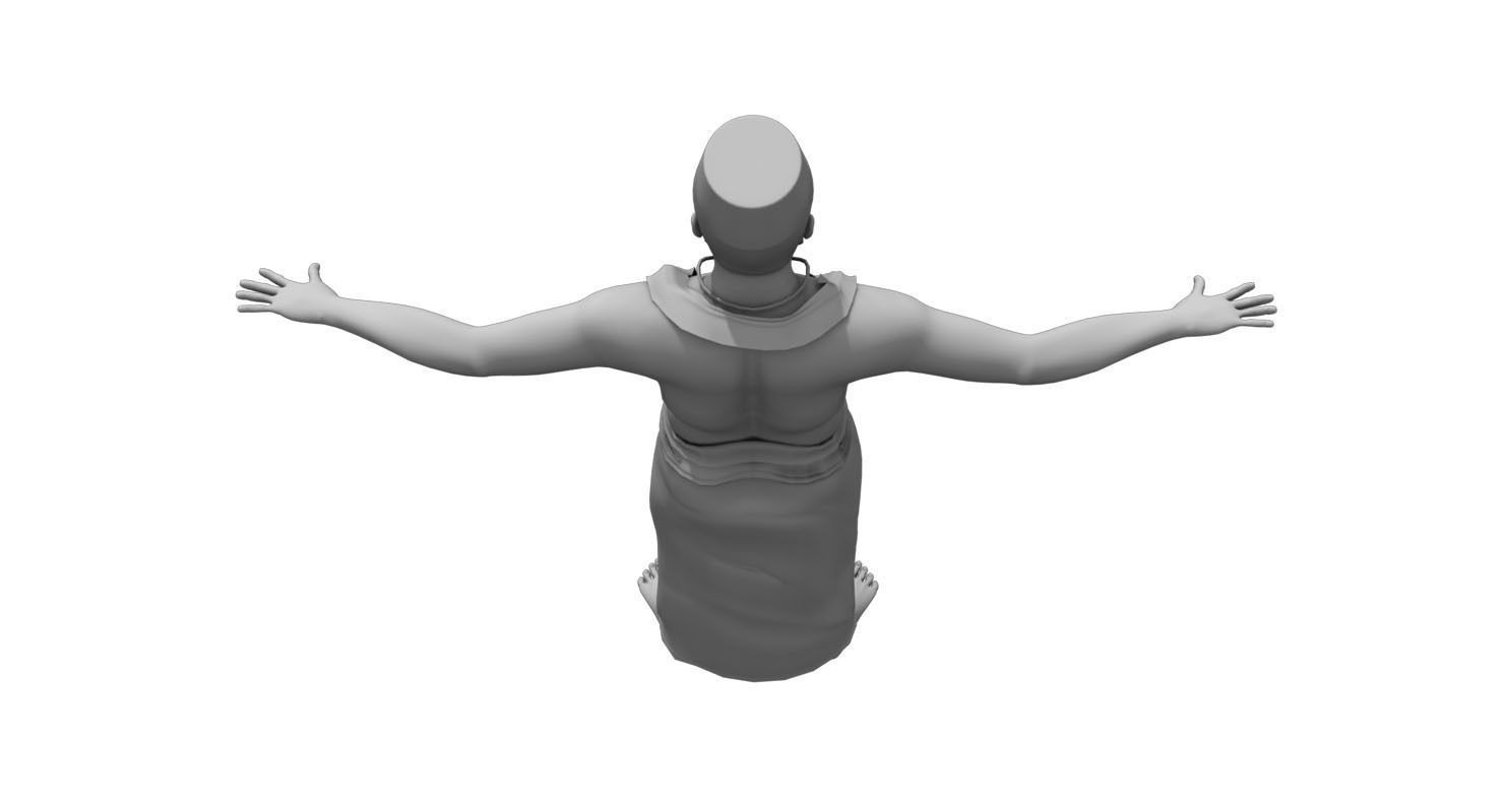 muslim old man 3d model 3D model | CGTrader