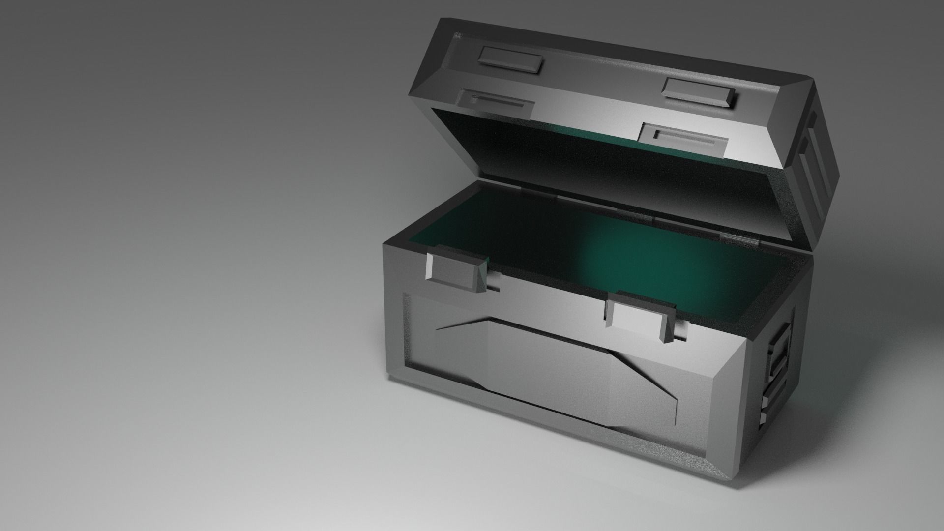 3D model Armored Box VR / AR / low-poly | CGTrader