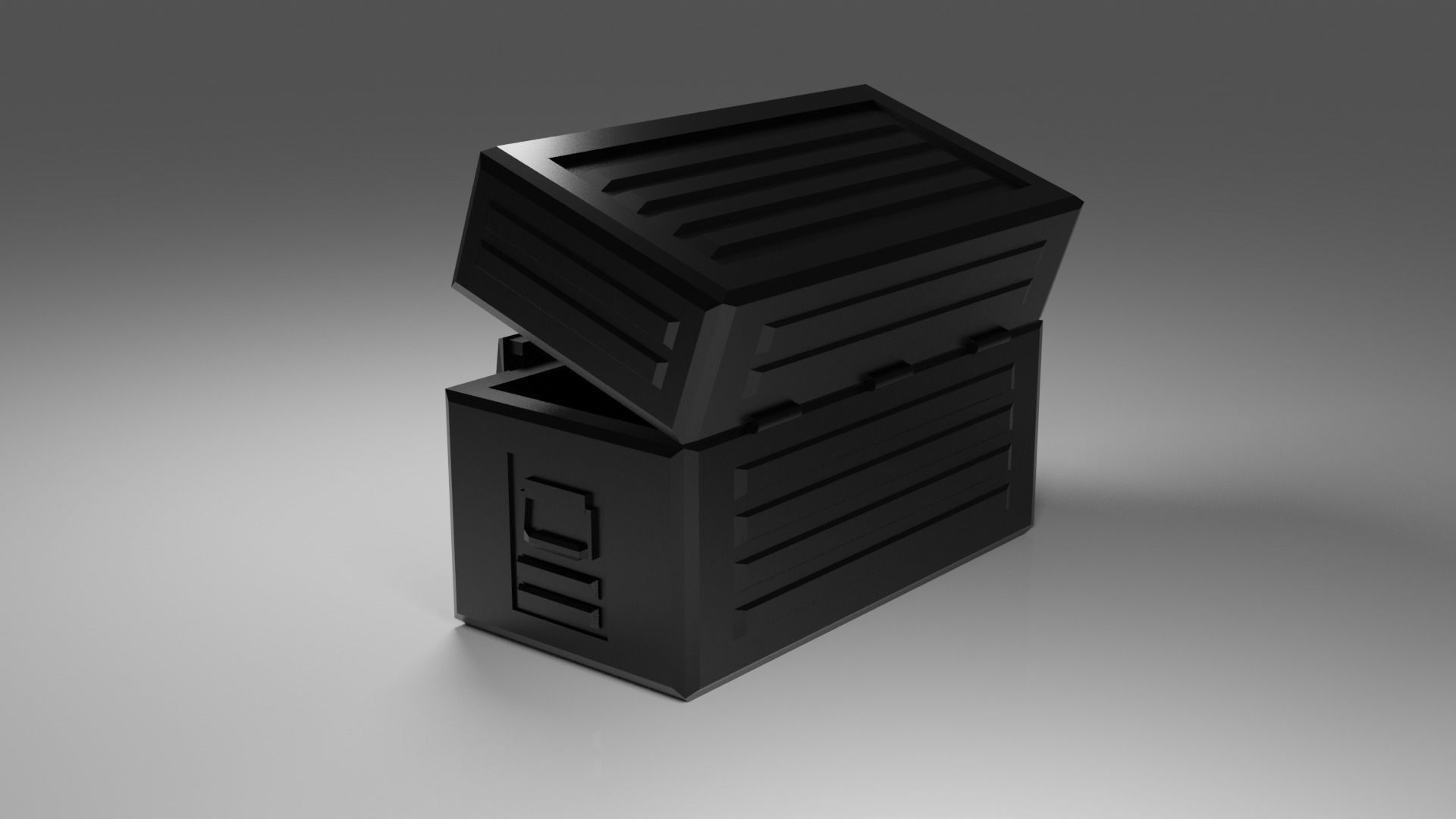 3D model Armored Box VR / AR / low-poly | CGTrader