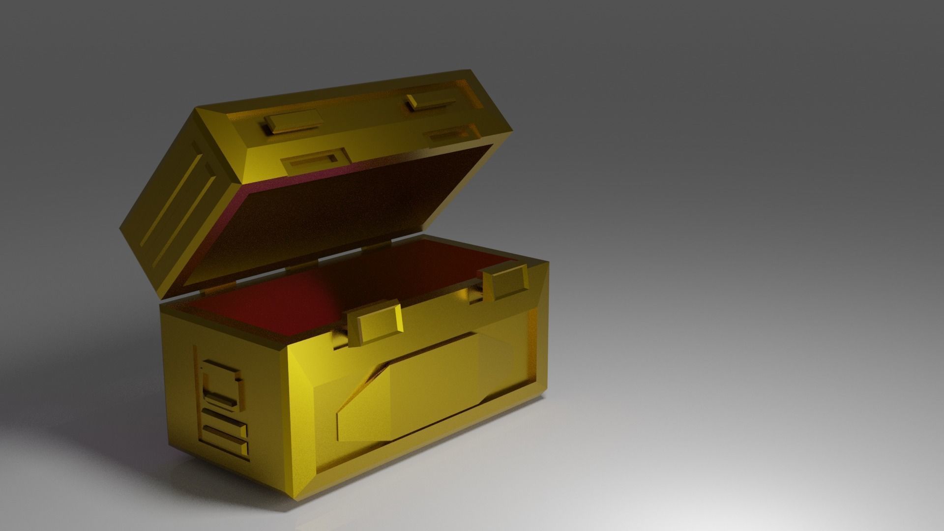 3D model Armored Box VR / AR / low-poly | CGTrader