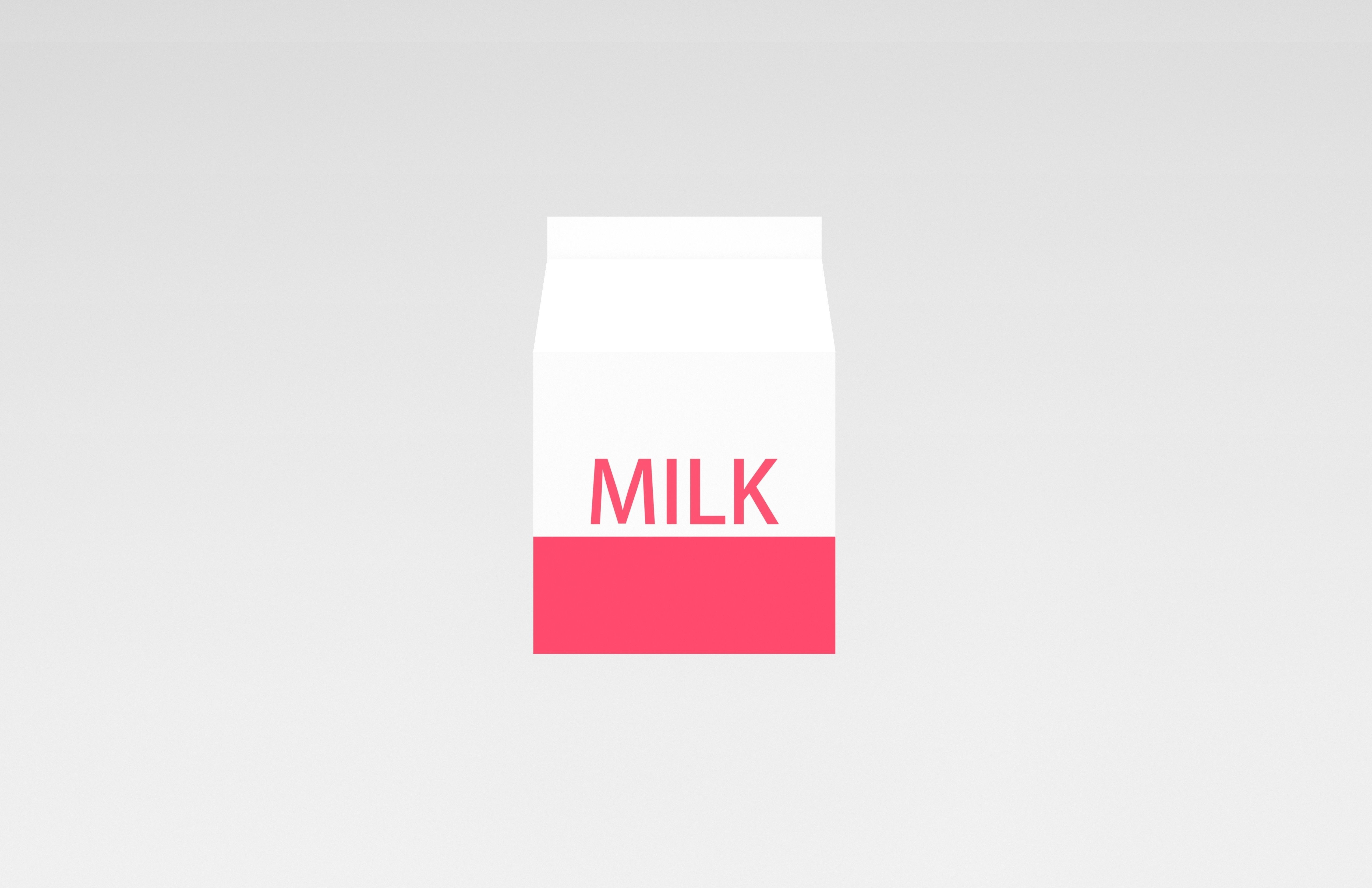 3D model Milk Box v1 002 VR / AR / low-poly | CGTrader