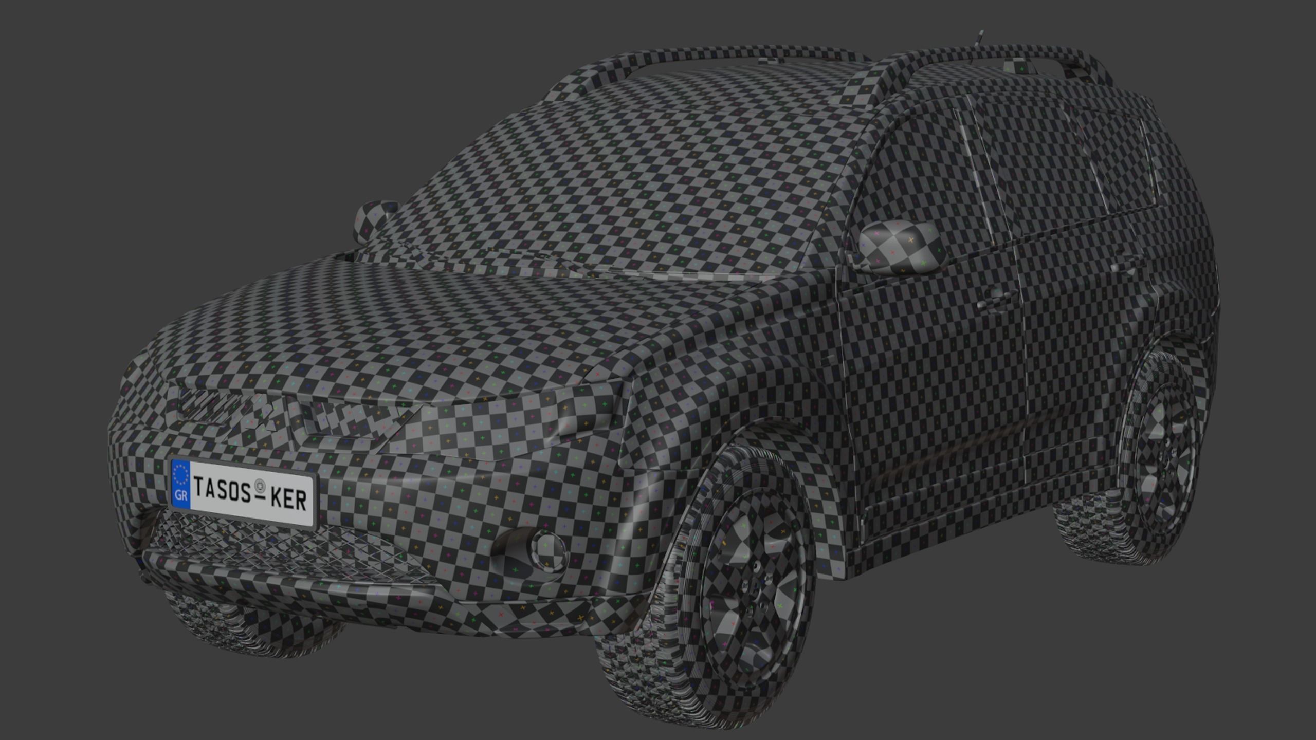 Mitsubishi Outlander 2008 3D model rigged | CGTrader