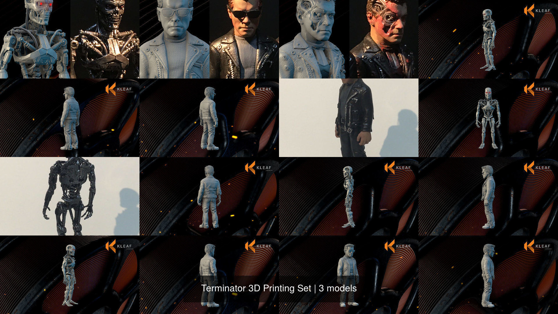 Terminator 3D Printing Set 3D Model Collection | CGTrader