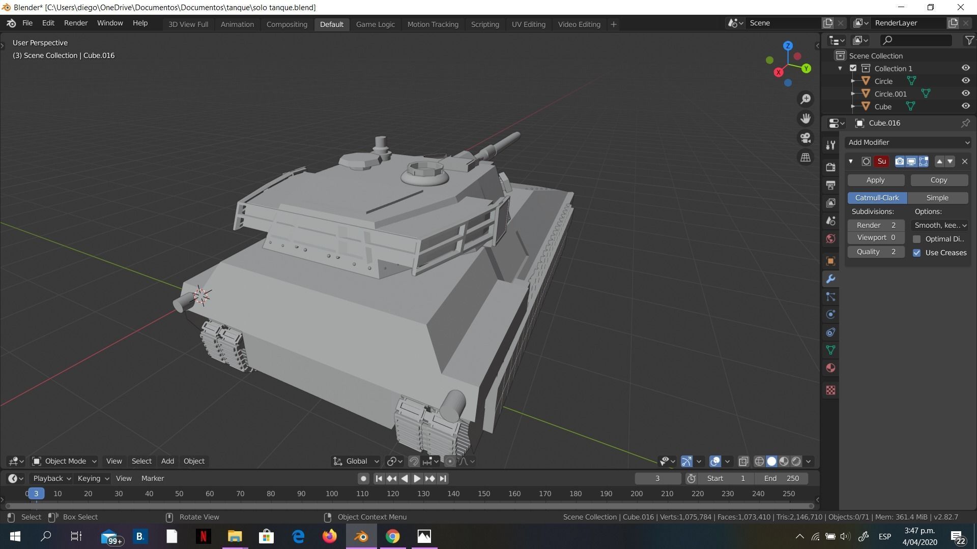 Tank 3D Military Vehicle Blender free 3D model | CGTrader