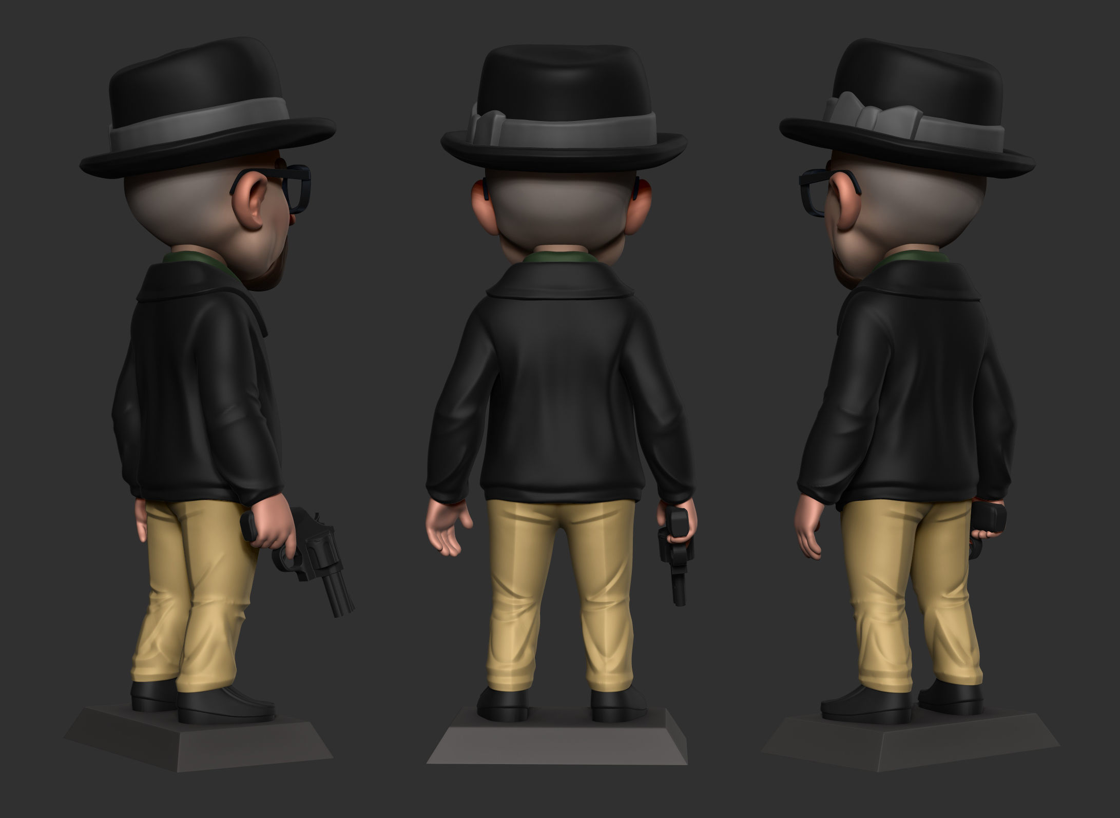 Walter White - Breaking Bad 3D model 3D printable | CGTrader