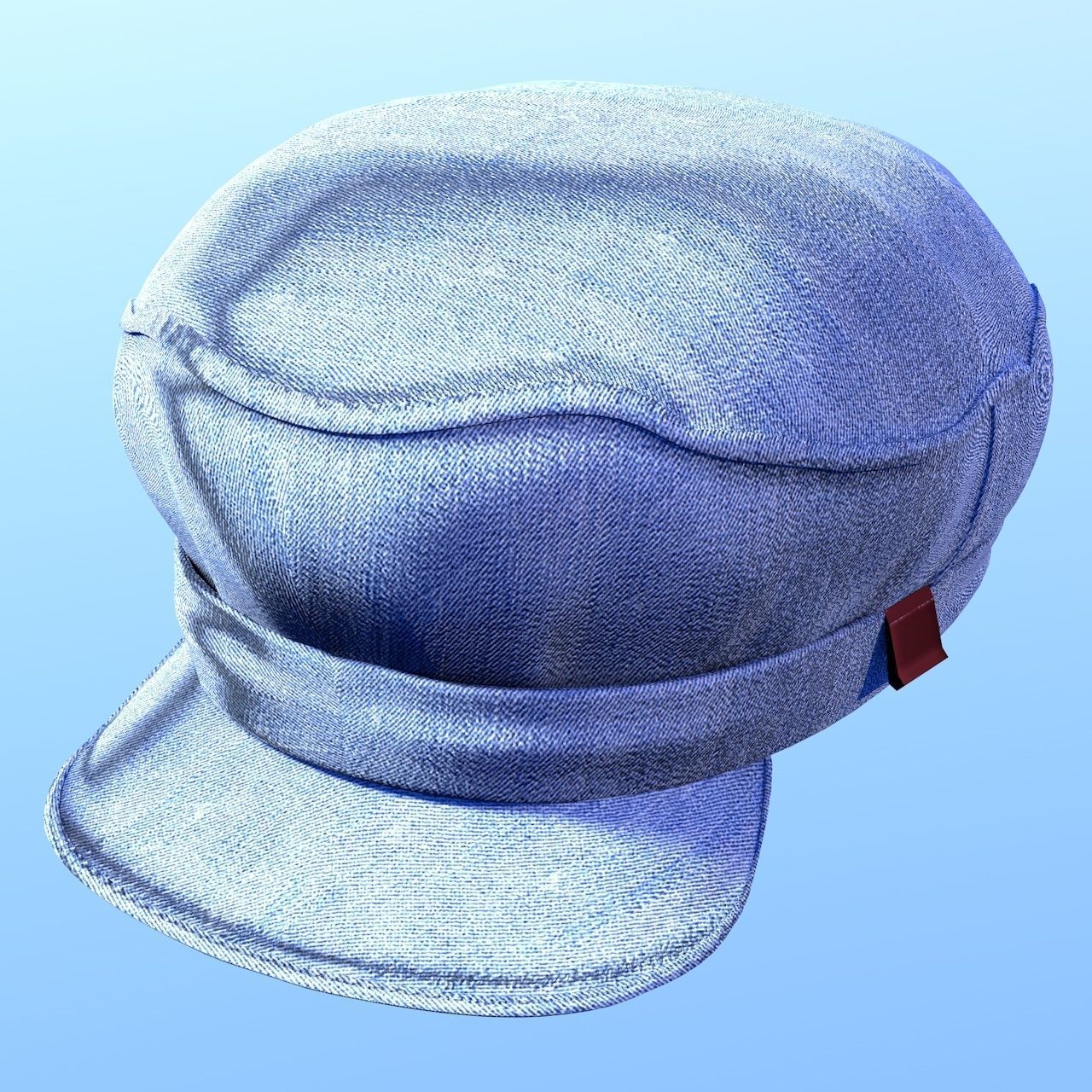 French Work Cap Package 3D model | CGTrader