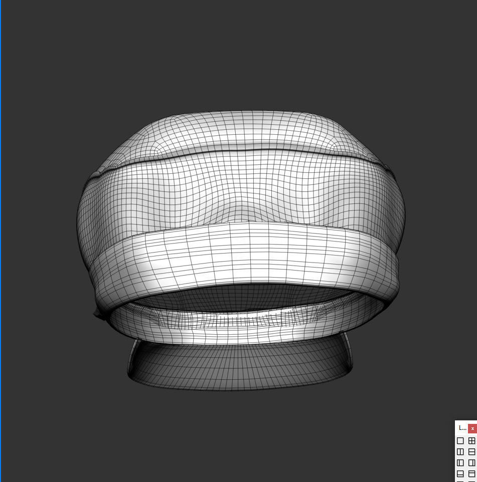 French Work Cap Package 3D model | CGTrader
