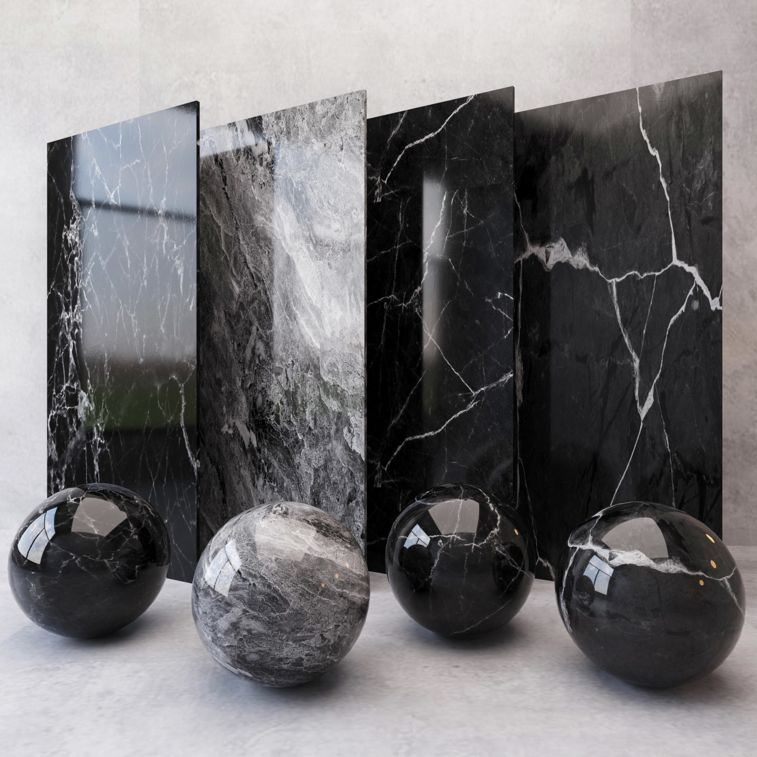3D model Marble Black Texture | CGTrader