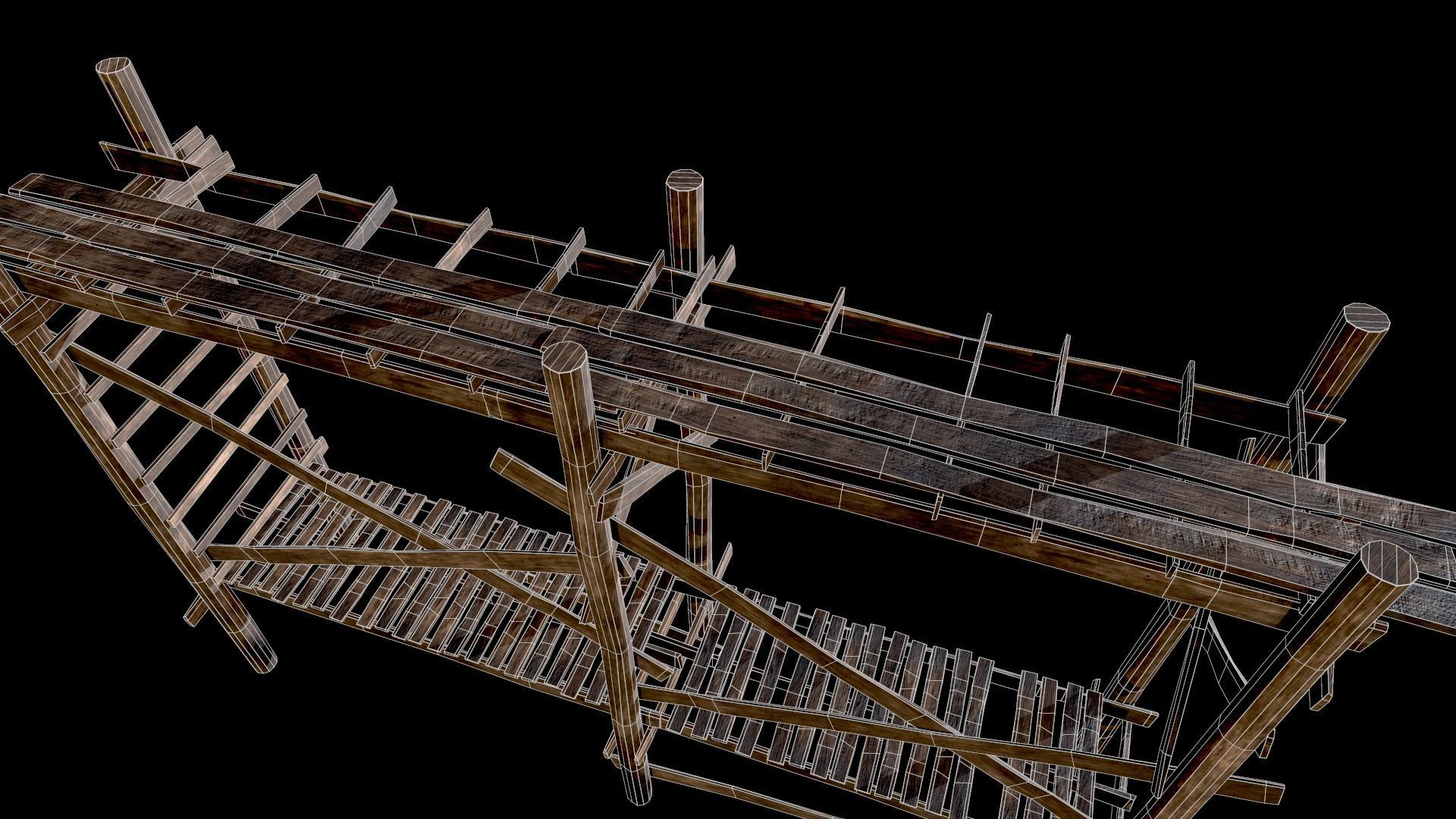 3D model Scaffolding VR / AR / low-poly | CGTrader